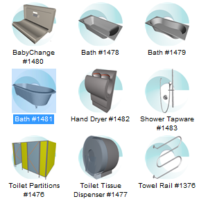 BIMcomponents.com — Cadimage Bathroom Collection 03